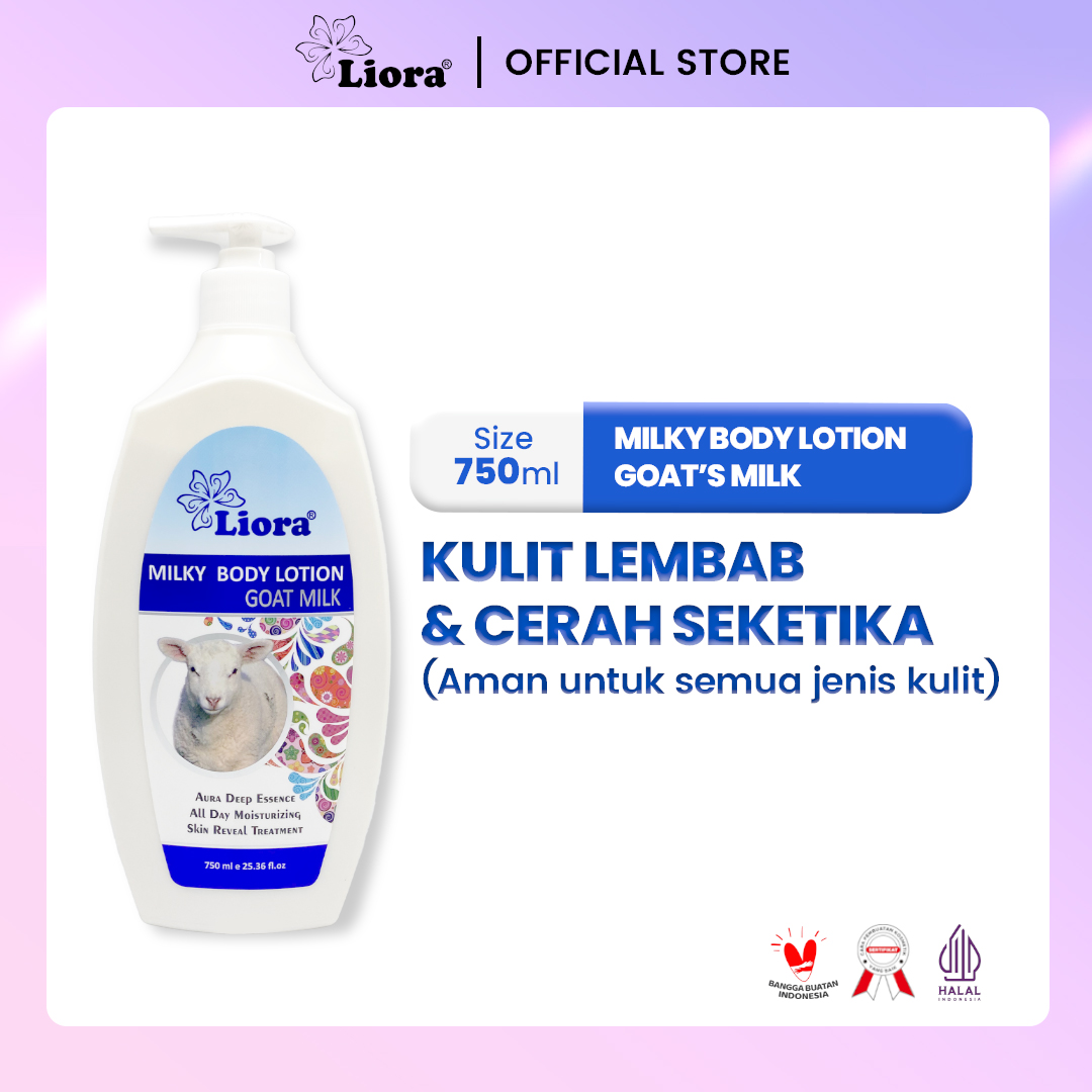 LIORA Milky Body Lotion (Goat Milk) 750ML - Liora Beauty